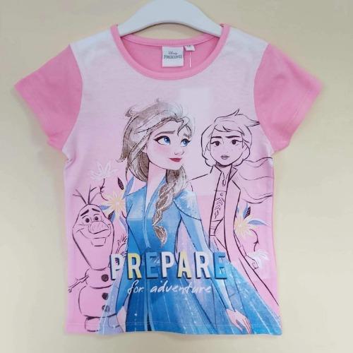 Tricou fete, roz, marime 5 ani- 110 cm - Haine Ieftine Copii